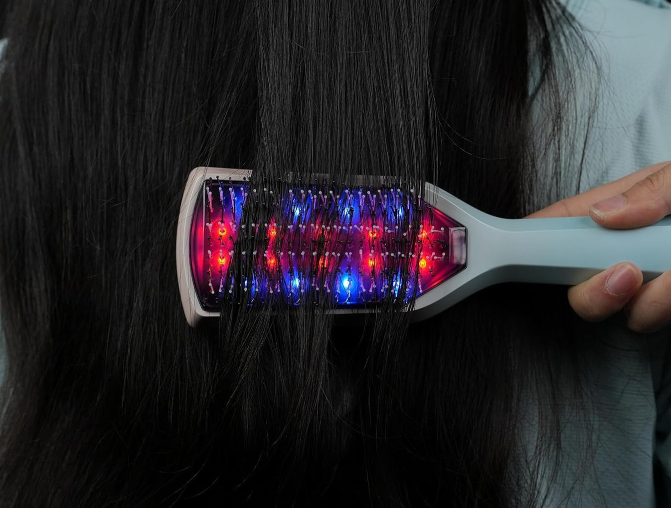 LED Comb - Red and Blue Light Vibration Hair Growth Comb – Enliwish